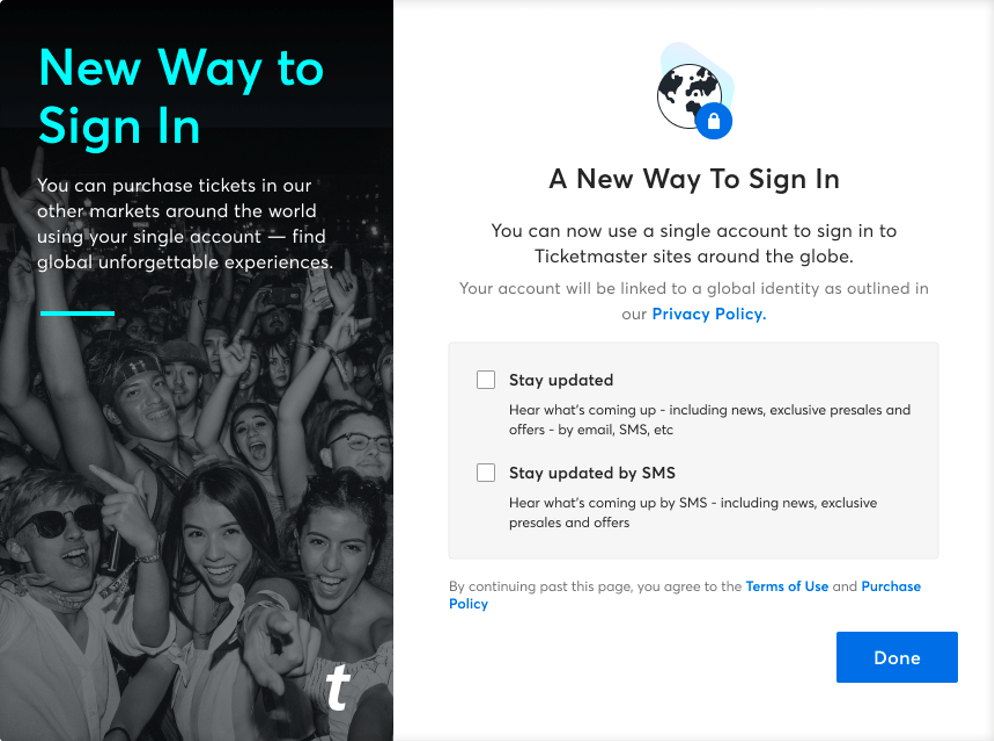 How do I sign into my Ticketmaster account in other countries ...